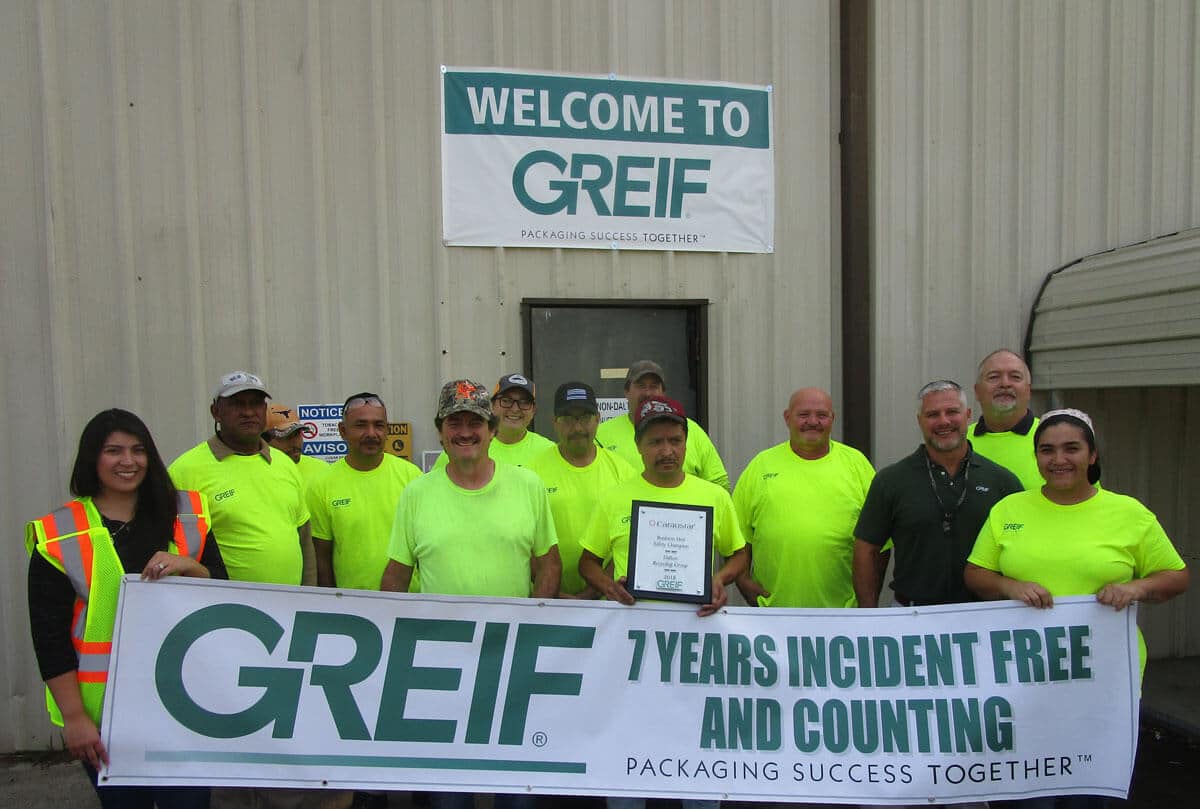 Recycling Plant Meets Safety Milestone - Greif